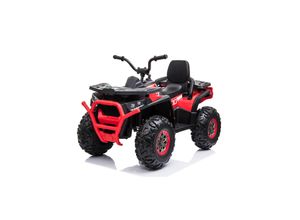 4260599856174 - Kinder Elektrofahrzeug Elektro Motorrad Auto ATV Pocketquad Mini quad 2x45W Rot