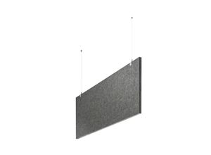 4040255325998 - baffel-Set - Deckenträger Farbe grau Größe 150x25x25cm