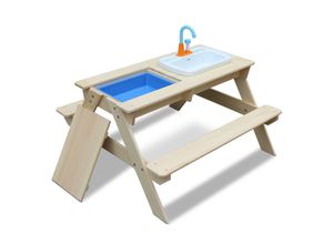 4260360011627 - Coemo Kindersitzgruppe und Matschtisch Robin mit Waschbecken