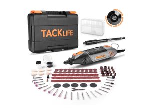 4260397844809 - TACKLIFE RTSL50AC Rotierendes Werkzeug mit Universalfutter Multifunktionswerkzeug 135W Kit mit 150 Zubehörteilen mit 6 Geschwindigkeitsstufen Einstellungen(35000rpmMax) Ideal zum Schneiden   Skulpturieren   Polieren DIY