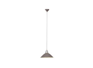 4004353020285 - BRILLIANT Lampe Logo Pendelleuchte 35cm titan 1x A60 E27 60W geeignet für Normallampen (nicht enthalten) In der Höhe einstellbar   Kabel kürzbar