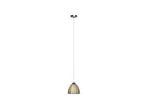 4004353284649 - BRILLIANT Lampe Relax Pendelleuchte 20cm chrom weiß 1x A60 E27 60W geeignet für Normallampen (nicht enthalten) In der Höhe einstellbar   Kabel kürzbar