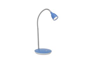 4004353175459 - BRILLIANT Lampe Anthony LED Tischleuchte eisen blau 1x 24W LED integriert (200lm 3000K) Mit Druckschalter an der Basis - lila