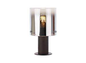 4004353358463 - BRILLIANT Lampe Beth Tischleuchte Kaffee rauchglas 1x A60 E27 60W gf Normallampen n ent Mit Schnurzwischenschalter Für LED-Leuchtmittel geeignet