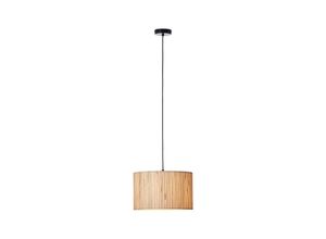 4004353393372 - Lampe Wimea Pendelleuchte 35cm natur 1x A60 E27 52W Kabel kürzbar   in der Höhe einstellbar - braun - Brilliant