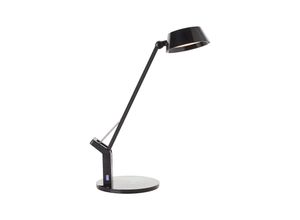 4004353394331 - BRILLIANT Lampe Kaila LED Tischleuchte mit Induktionsladeschale schwarz 1x LED integriert 8W LED integriert (710lm 3100-6100K) Kabelloses Aufladen von mobilen Geräten