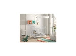 5420070240239 - JAXX BRONXX Babybett mit Liegefläche 60 x 120 cm Ausf Metall Weiß matt - versch Ausführungen