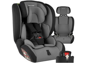 4061173262806 - tectake® Autositz mit Seitenaufprallschutz zugelassen nach ECE R129 03 längenverstellbarer 5-Punkt-Gurt höhenverstellbare Kopfstütze von 76 bis 150 cm Belastbarkeit 36 kg