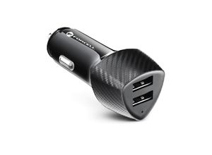 5903396152375 - KFZ-Ladegerät Autoladegerät CARBON 2xUSB 17W CC50-2A 17W