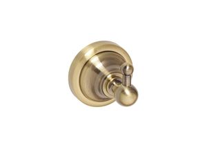 4250657520314 - Brillantbad BETRO BRONZE Kleiderhaken Messing Bronze 65x65x65 mm für Bad & Küche >> zum Bohren