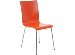 4251152625177 - Besucherstuhl Pepe I Ergonomisch Geformter Lehnstuhl Mit Holzsitz I Stabiles Metallgestell I Komfort Und Stil Mit Robuster Konstruktion