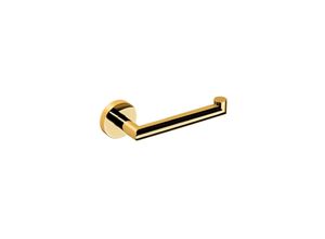 4250657525494 - Brillantbad BILLO Papierrollenhalter ohne Deckel Messing Gold poliert 70x175x55 mm für Bad & WC >> zum Bohren oder Kleben*