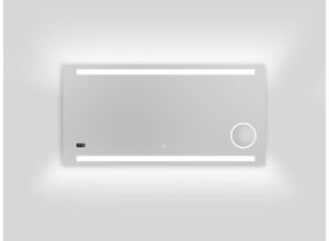 4250312113950 - King Badspiegel mit Beleuchtung – led Badezimmerspiegel 100x60 cm – Wandspiegel mit beleuchteten Kosmetikspiegel – Spiegel mit Lichtfarbe neutralweiß