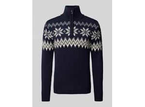 7054880368791 - Myking Sweater - Pullover - Herren Navy Off White Light Charcoal M