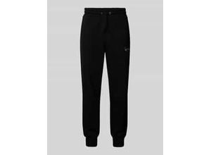 4065438404253 - Regular Fit Sweatpants mit Label-Stitching