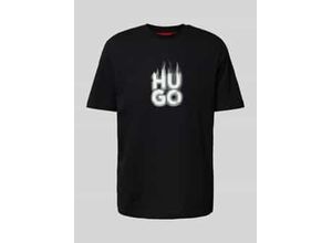 4063545595987 - T-Shirt mit Label-Print Modell Dalayer