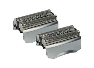 4069099540534 - 2x Scherköpfe Ersatz für Braun 70B 70S für Elektrorasierer Silber - Vhbw