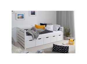 4251105962953 - TiCAA Sofabett Naomi inkl 5x Schubkästen 90x200