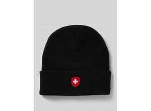 4048545075592 - Beanie mit Label-Stitching Modell HAFENMÜTZE