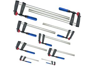 4060873173382 - Vago-Tools 16 tlg Set Schraubzwingen 150x50 200x50 250x50 300x80 mm je 4 Stück