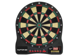 4011796922311 - CARROMCO ELEKTRONIK DARTBOARD Raptor-301 4-LOCH ABSTAND