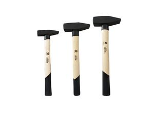 4060873199535 - Vago-Tools Profi 3 tlg Set Schlosserhammer Schlosser Hammer 200 800 1000 g Hämmer