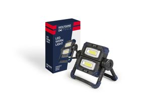 8720604881455 - Tools Arbeitsscheinwerfer Tragbar Wiederaufladbar Batteriebetriebener Außenstrahler LED-Licht Außenbeleuchtung Batterielicht Power 5 w per Lampe