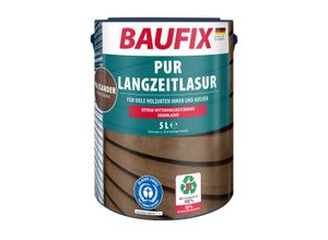 4014505042133 - BAUFIX PUR Langzeitlasur palisander seidenglänzend 5 Liter Holzlasur