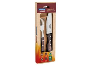 4260635241032 - 2-tlg Jumbo-Steakbesteck-Set braun