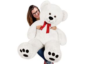 4250525381344 - Deuba großer Teddybär XL weiss