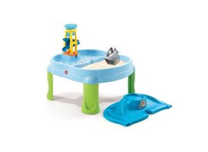 0733538726790 - Splash & Scoop Bay Sand & Wassertisch Wasserspieltisch für Kinder in Blau Wasserspielzeug   Sandtisch für den Garten - Blau - Step2