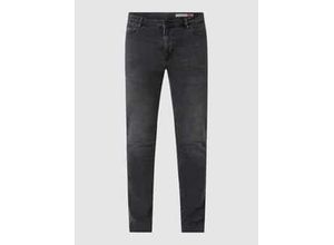 4062448296823 - Skinny Fit Jeans mit Label-Patch