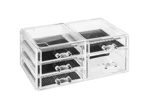 3560234521087 - AC-Déco Organizer für Schmuck Accessoires - transparent 5 Schubladen