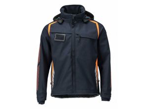 5715411067034 - Softshelljacke with hood ACCELERATE SAFE 23002-246 Gr 2XL dark navy hi-vis orange