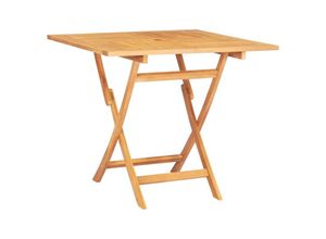 8719883760667 - Bonnevie - GartentischTerrassentisch Klappbar 85x85x76 cm Teak Massivholz vidaXL