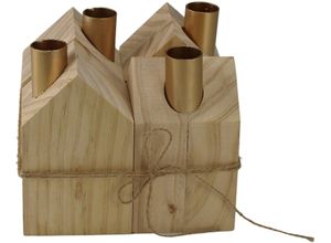 4056422185074 - Adventsleuchter AM DESIGN Weihnachtsdeko Kerzenhalter Gr B H 155 cm x 135 cm braun Windlichter Laternen Kerzenhalter aus Holz Höhe ca 135 cm