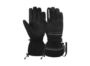 4060485519301 - Skihandschuhe REUSCH Conan R-TEX XT Damen Gr 7 schwarz-weiß (schwarz weiß) 86% Polyester 10% Ziegenleder 4% Polyurethan Sportlich Handschuhe mit wasser- und winddichter Membran