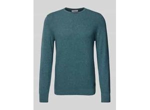 4099976666828 - Regular Fit Strickpullover aus reiner Baumwolle mit Strukturmix