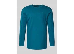 4099976666040 - Regular Fit Langarmshirt aus reiner Baumwolle