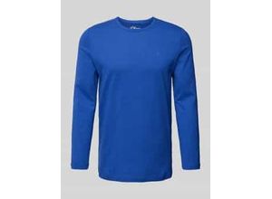 4099976665814 - Regular Fit Langarmshirt aus reiner Baumwolle