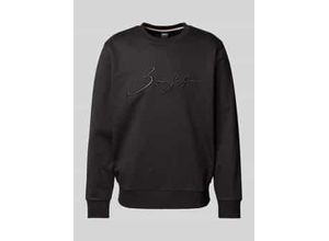 4063545427189 - Sweatshirt mit Label-Stitching Modell Soleri