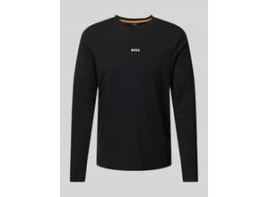 4043199009399 - BOSS Orange Longsleeve Herren Baumwolle schwarz