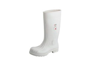 4025888018448 - Feldtmann - safe gigant pvc - Stiefel eurofort en iso 20345 S4 38 cm hoch Weiß Gr39