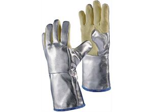 4030971010247 - H115A238-W2 Hitzeschutzhandschuhe 5-Finger Universalgröße natur silber mi - Jutec