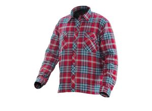 7319440615273 - Jobman Workwear - Jobman Flanellhemd gefüttert 5157 Rot Gr xl - Rot