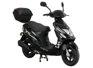 4250274102023 - Motorroller CityLeader 50 ccm 45 kmh EURO 5 schwarz inkl Topcase