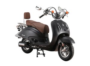 4250274100203 - Motorroller Retro Firenze 50 ccm 45 kmh EURO 5 mattschwarz