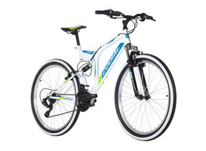 4250547532069 - KS Cycling Mountainbike Fully 26 Zodiac weiß-grün RH 48 cm