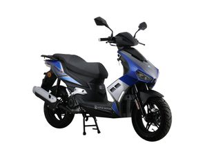 4250274100036 - Motorroller Mustang FI 50 ccm 45 kmh EURO 5 blau-grau