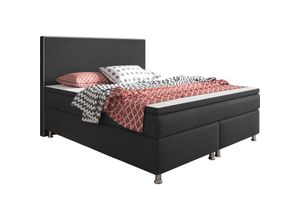 4260465765791 - Inter Handels Boxspringbett King Size 180 x 200 cm Anthrazit - versch Farben